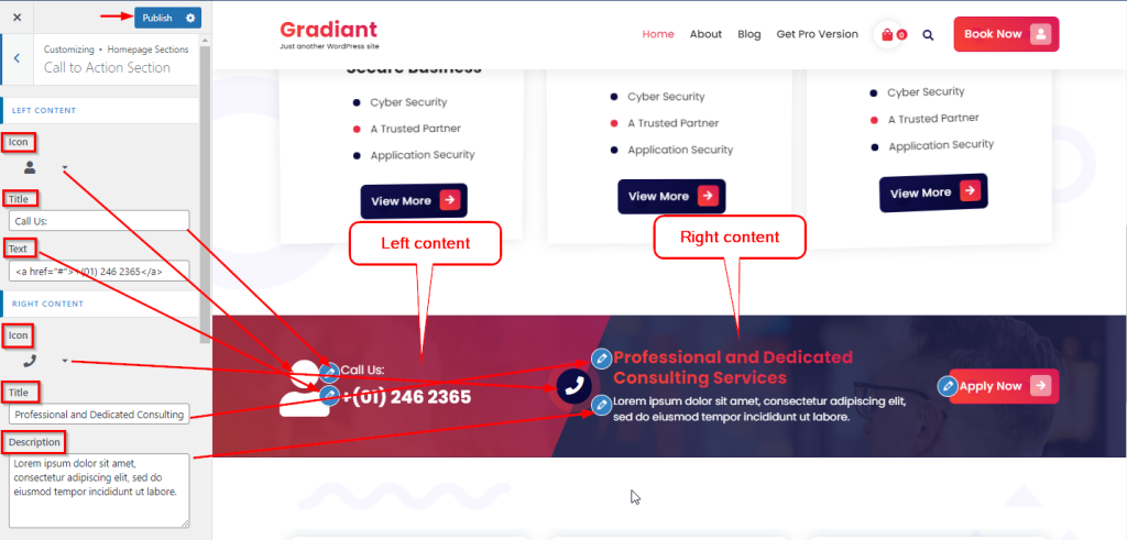 CTA Section Setup! – Help – Nayra Themes