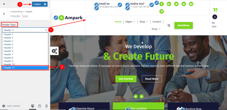 How To Select Ampark Theme Help Nayra Themes how-to-select-ampark-theme-help-nayra-themes
